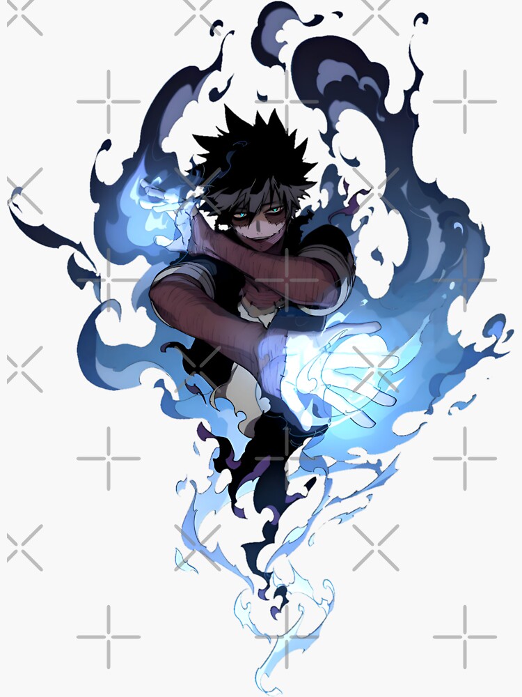 "Dabi" Sticker for Sale by MIZ os | Redbubble