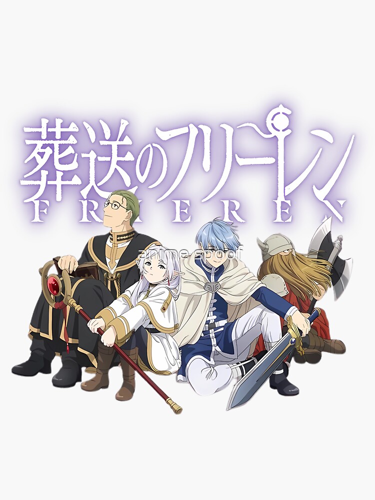 "Frieren Beyond Journey's End" Sticker for Sale by anime spoof | Redbubble