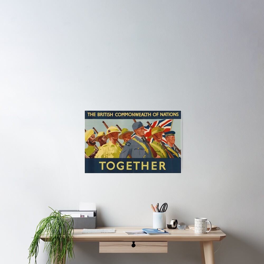 "The British Commonwealth of National Together" Poster for Sale by ...