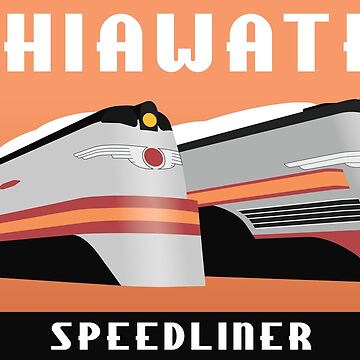 "Hiawatha Speedliner Trains" Poster for Sale by AmtrakGuy365 | Redbubble