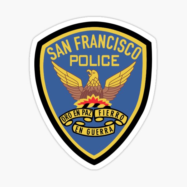 "SAN FRANCISCO POLICE DEPARTMENT UNITED STATES SFPD" Sticker for Sale ...
