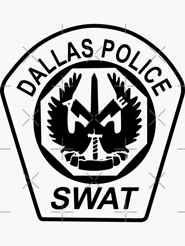 "SWAT POLICE DEPARTMENT DALLAS SECURITY INVESTIGATION 2" Sticker for ...