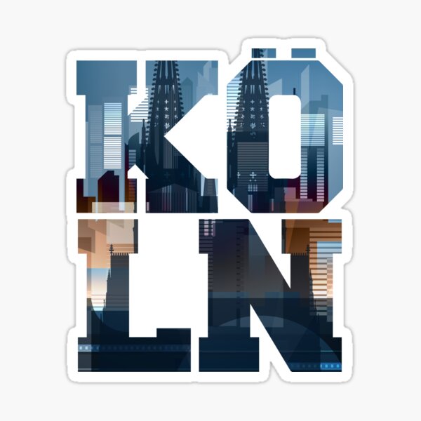 "Cologne Cathedral Collage" Sticker by mikeranger | Redbubble