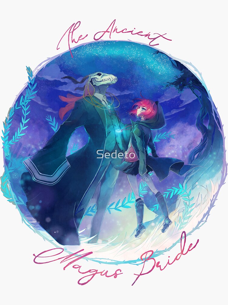"The Ancient Magus Bride - Mahoutsukai no. Yome typo poster (square ver ...