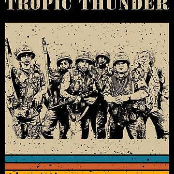 "Retro Tropic Thunder" Poster for Sale by MicheleWelHoBo | Redbubble