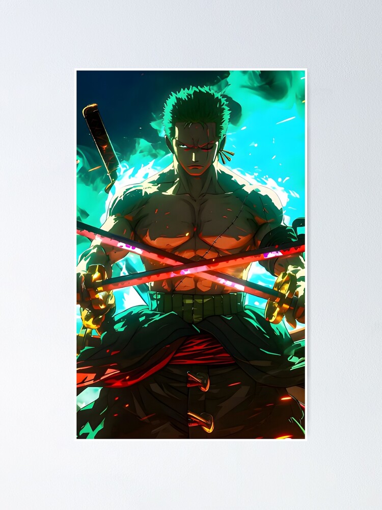 "Roronoa Zoro" Poster by Kevin7Designs | Redbubble