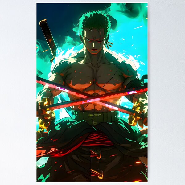 "Roronoa Zoro" Poster by Kevin7Designs | Redbubble