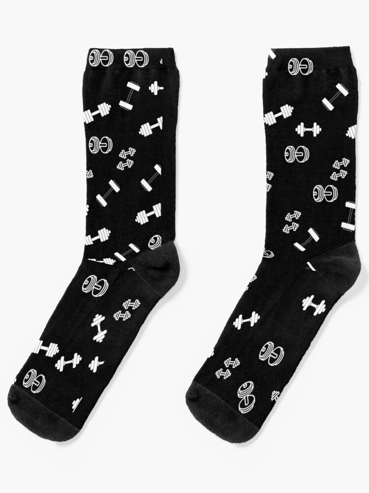 "Dumbbells pattern " Socks for Sale by Master4art | Redbubble