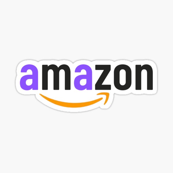 "amazon logo" Sticker for Sale by perfectworld1 | Redbubble