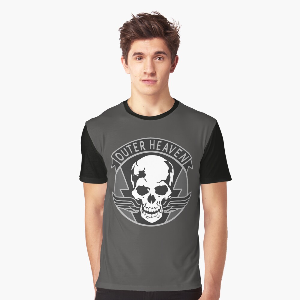 "Outer Heaven Logo" Sticker for Sale by HuckleberryArts | Redbubble