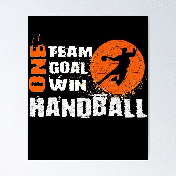"Handball Player Team" Poster for Sale by NordicDesign88 | Redbubble