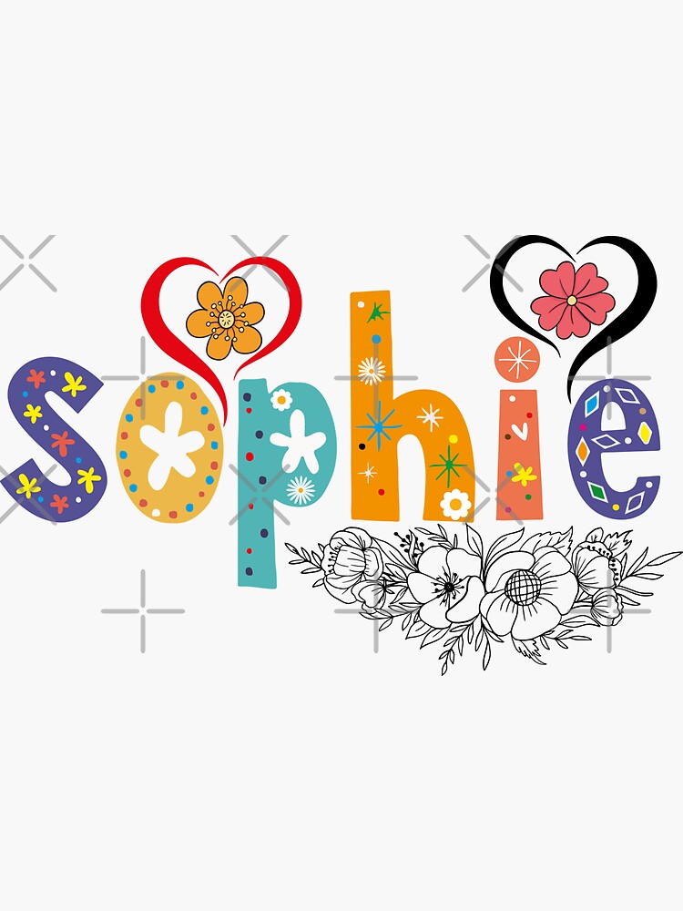"Sophie meaning of name" Sticker for Sale by artiste00 | Redbubble