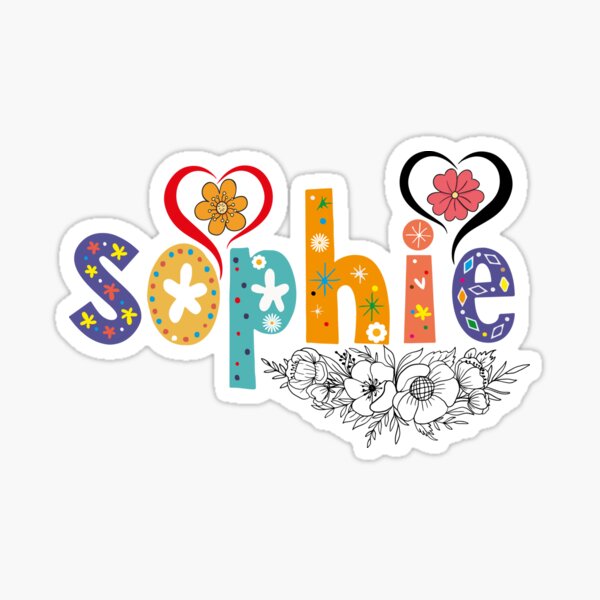 "Sophie meaning of name" Sticker for Sale by artiste00 | Redbubble