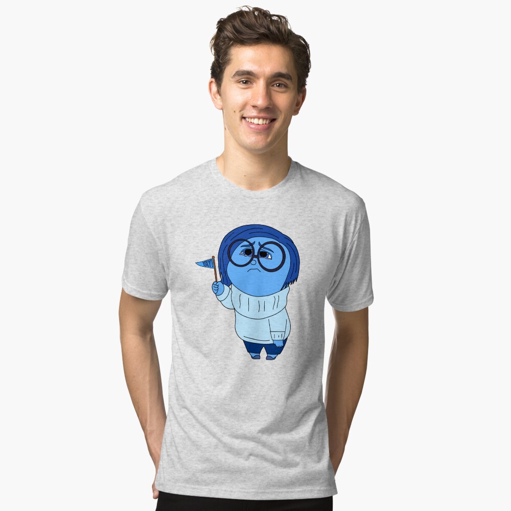 "Yay Sadness Inside Out" Sticker for Sale by saraheden1221 | Redbubble
