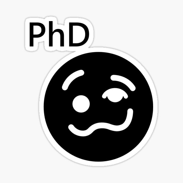 "PhD, your own adventure!" Sticker for Sale by gre47 | Redbubble