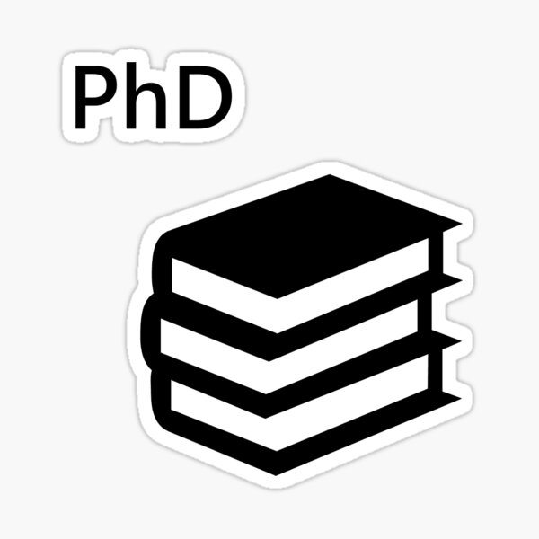 "PhD, your own adventure!" Sticker for Sale by gre47 | Redbubble