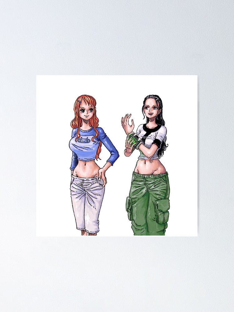 "Robin & Nami cosplay Gwen & Ben 10 - One Piece x Ben 10" Poster by ...