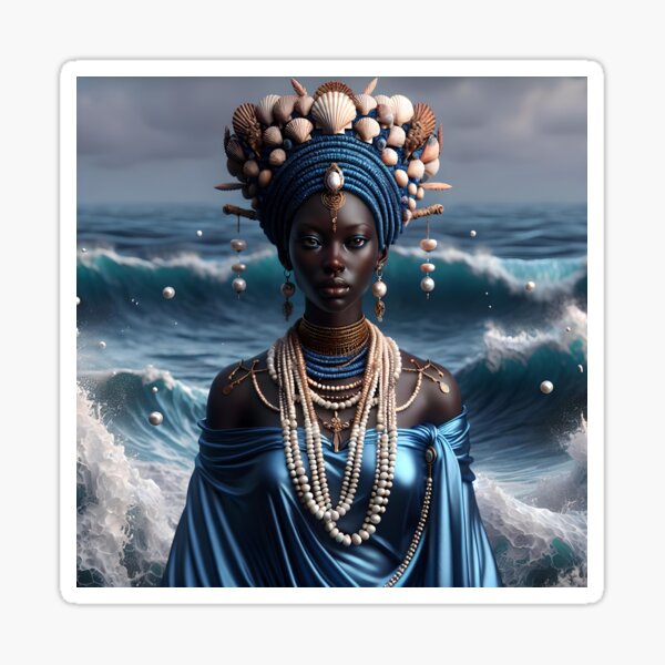 "Yemaya" Sticker for Sale by CSApothecary | Redbubble