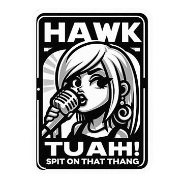 "HAWK TUAH Sticker" Sticker for Sale by Artist-32 | Redbubble