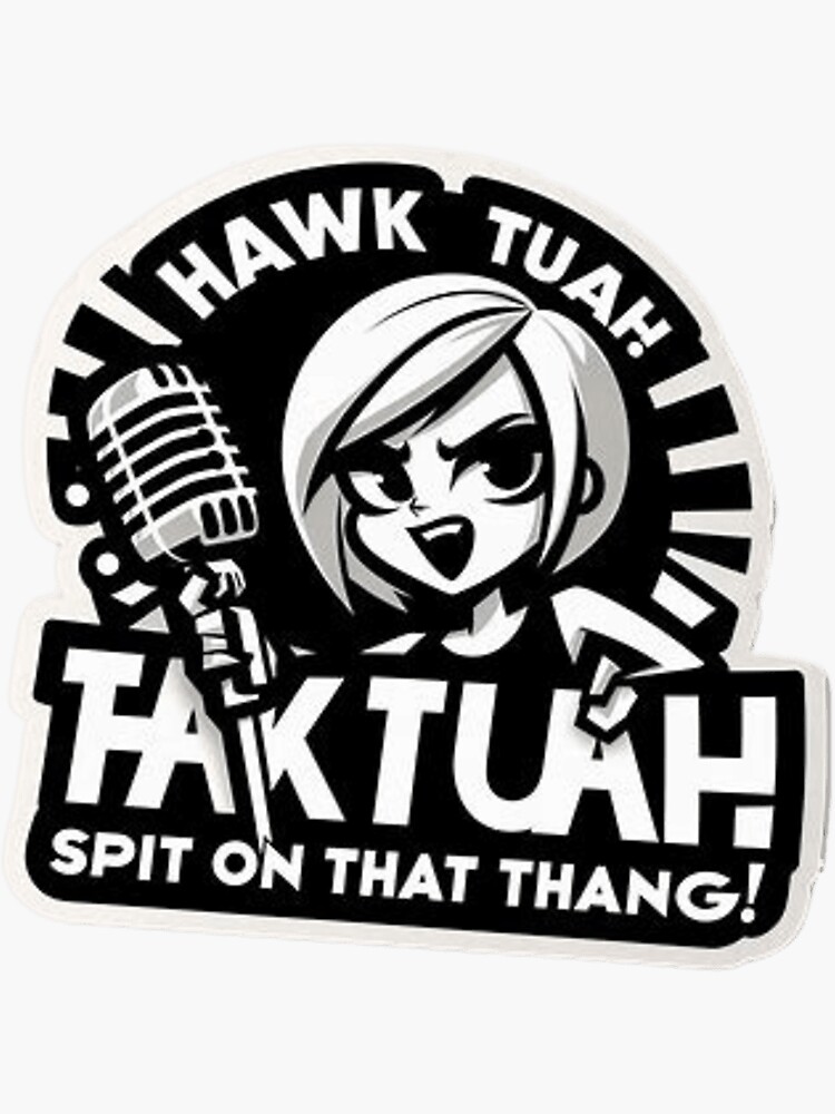 "HAWK TUAH Sticker" Sticker for Sale by Artist-32 | Redbubble