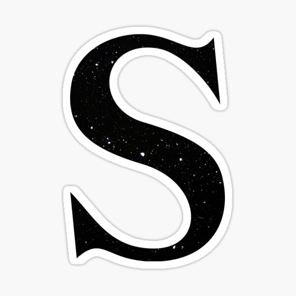 "Letter S" Sticker for Sale by Lausalazarr | Redbubble