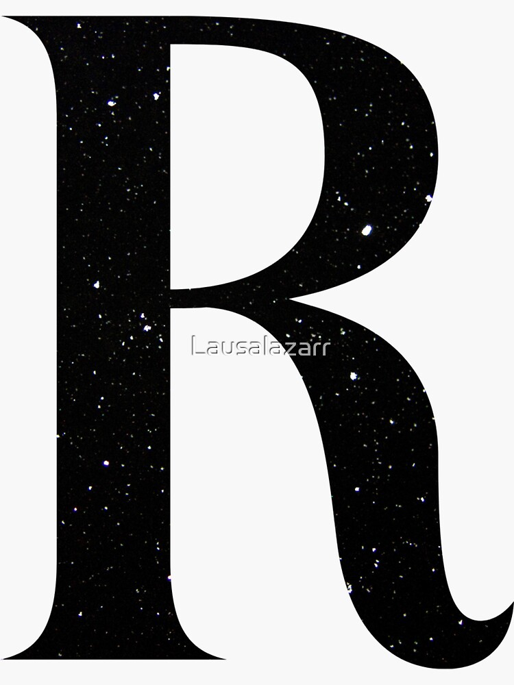 "Letter R" Sticker for Sale by Lausalazarr | Redbubble