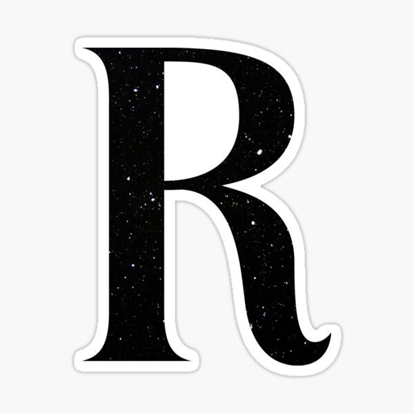 "Letter R" Sticker for Sale by Lausalazarr | Redbubble