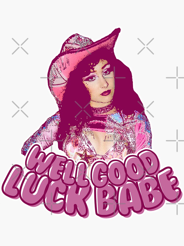 "Chappell Roan Good Luck Babe" Sticker for Sale by baranskini | Redbubble