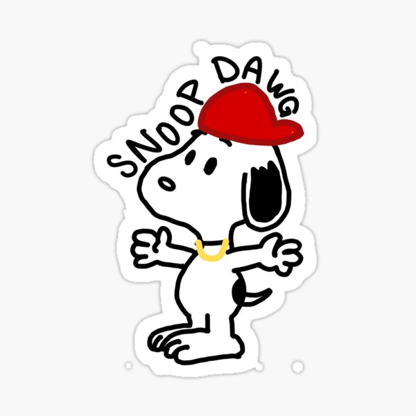 "Snoop dawg" Sticker for Sale by soapyyydoodles | Redbubble