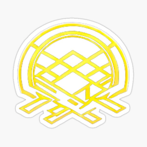 "Yellow logo" Sticker for Sale by ArianeBowens | Redbubble