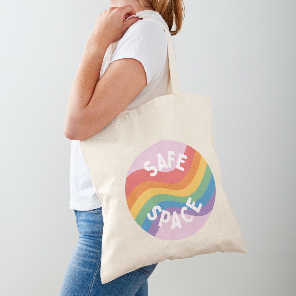 "LGBT safe space - everyone is welcome here" Sticker for Sale by ...