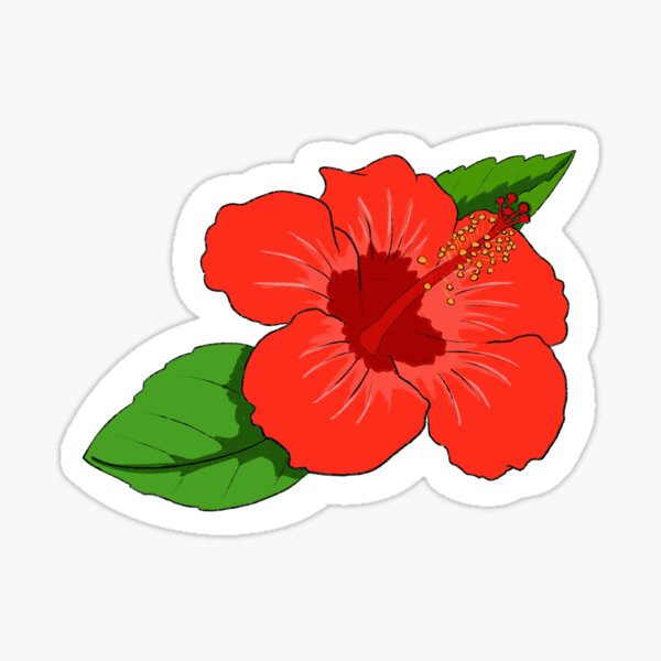 "La Flor" Sticker for Sale by JosephKattouArt | Redbubble