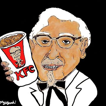 "Colonel Sanders Kentucky Fried Chicken KFC Famous Gravy " Sticker for ...