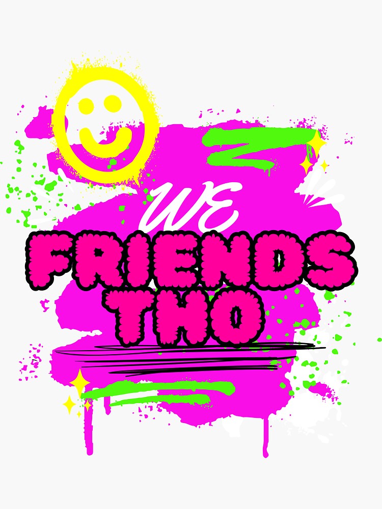 "We Friends Tho | Tyla & Kai Cenat meme" Sticker for Sale by CRTVMRKT ...