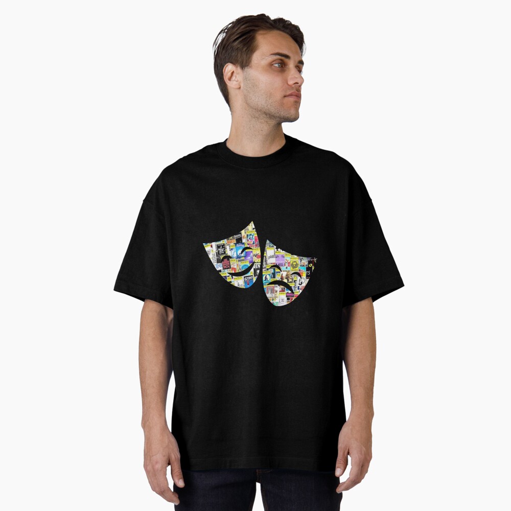 "Drama Masks" Sticker for Sale by SamLaraia | Redbubble