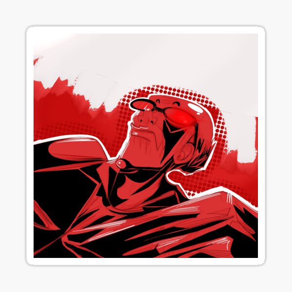 "Serious Professor Face" Sticker for Sale by Solidayre | Redbubble