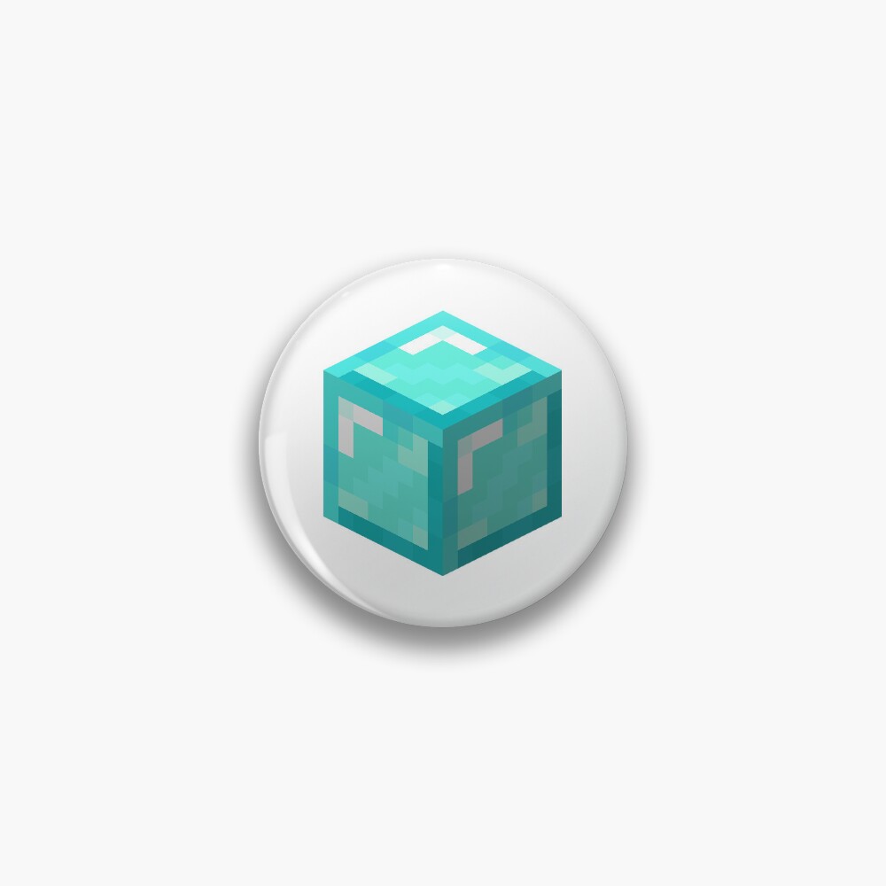 "Diamond Block Minecraft Block Icon" Sticker for Sale by Gamify Store ...