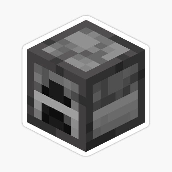 "Furnace Minecraft Block Icon" Sticker for Sale by BurgerBites | Redbubble