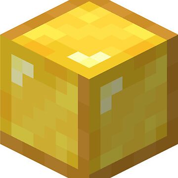 "Gold Block Minecraft Block Icon" Sticker for Sale by BurgerBites ...