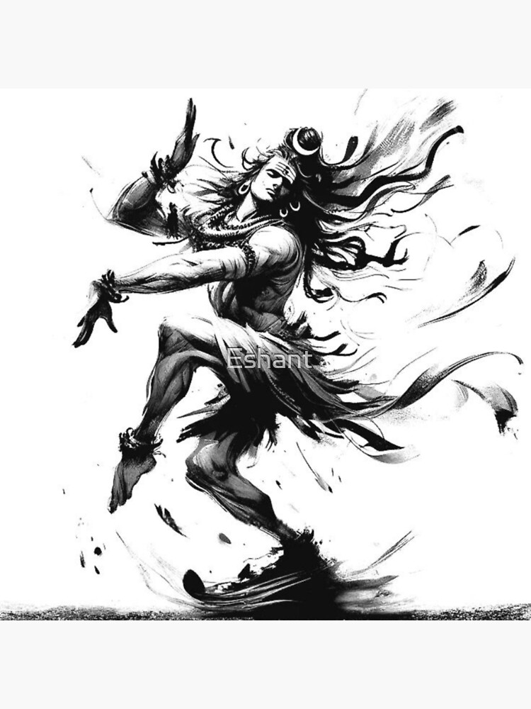 Great waves of Natraj Shiva tandav Photographic Print