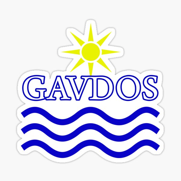 "GAVDOS GREECE" Sticker for Sale by BjornLundstrom | Redbubble
