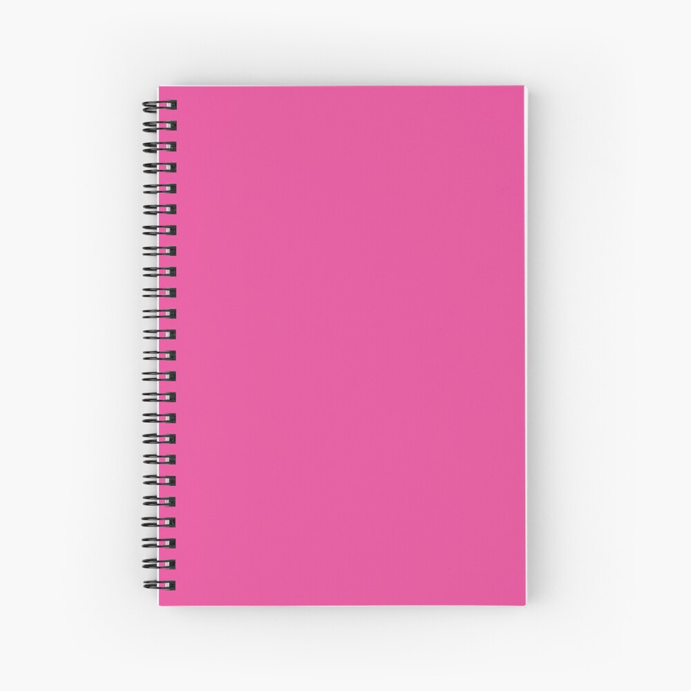 "Barbie Pink" Spiral Notebook for Sale by KinitaDesign | Redbubble