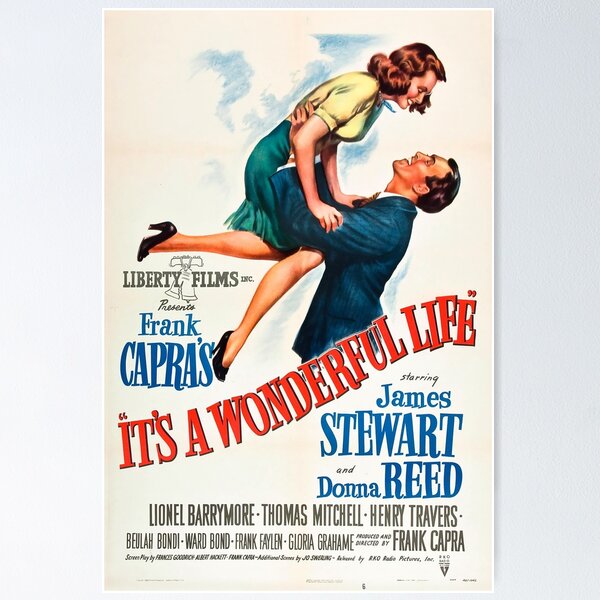 "It's a Wonderful Life (1946)" Poster for Sale by Candie-Shop | Redbubble