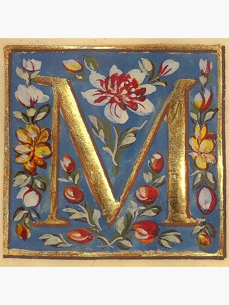 "The Letter M" Sticker for Sale by spoopynat | Redbubble