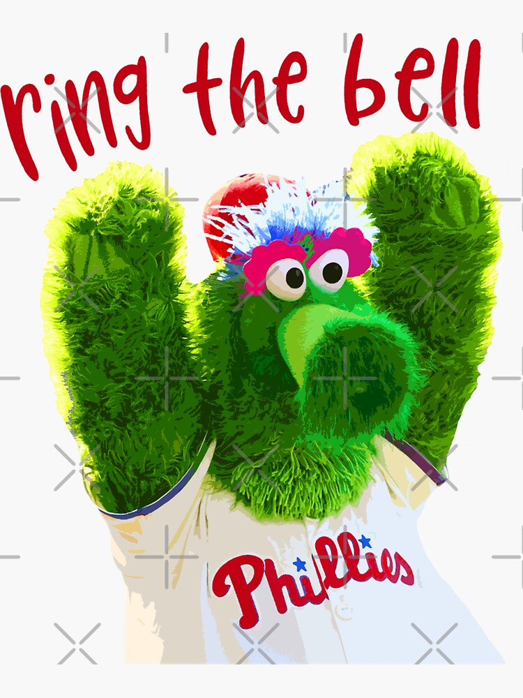 "Phillies Phanatic, Ring the Bell" Sticker for Sale by PhilliesPan ...