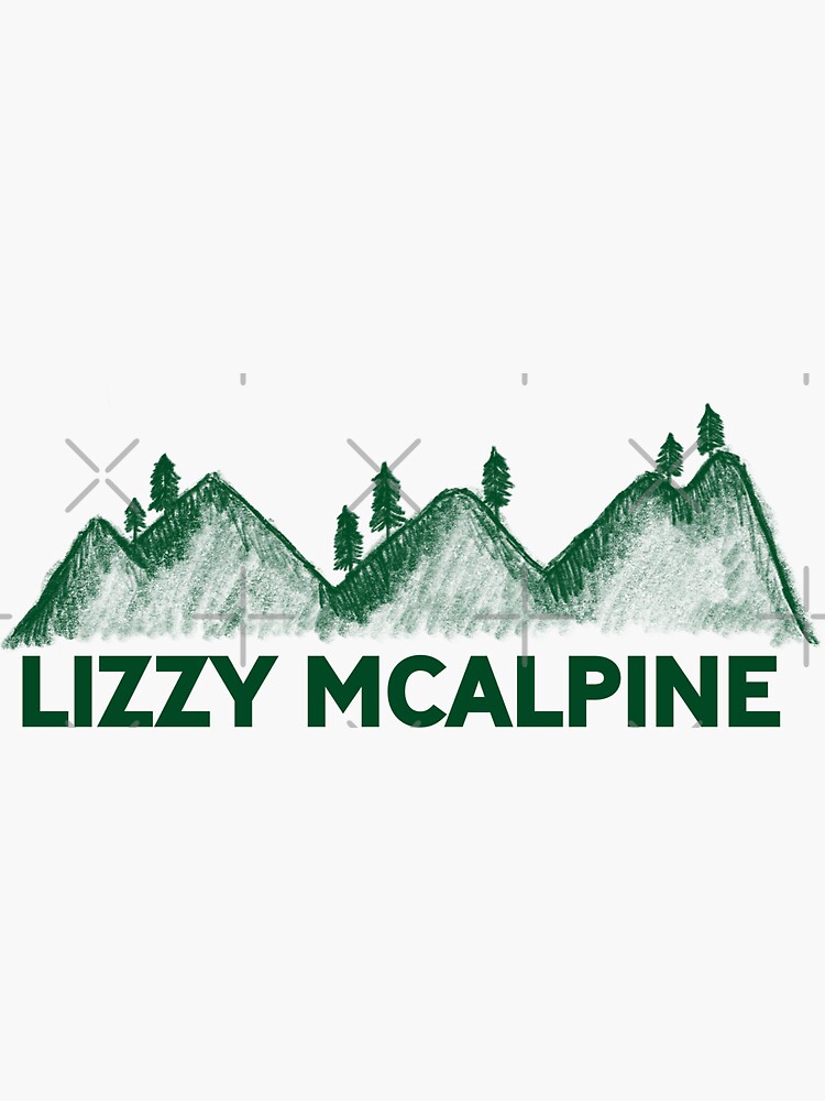 "lizzy mcalpine" Sticker for Sale by BAMsketches | Redbubble