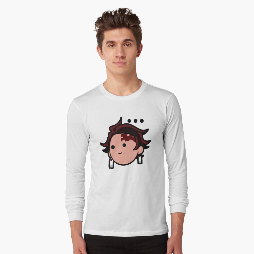 "Tanjiro smiling without knowing anything" Sticker for Sale by Animes ...
