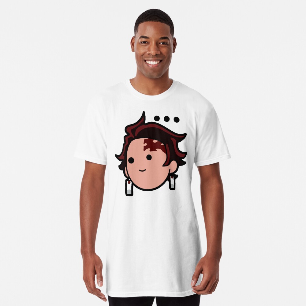 "Tanjiro smiling without knowing anything" Sticker for Sale by Animes ...