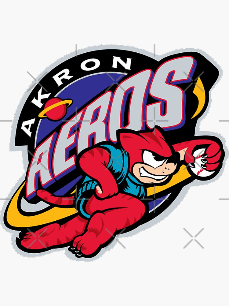 "Akron's Forgotten Aero" Sticker for Sale by LockedUp | Redbubble