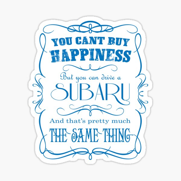 Subaru Stickers | Redbubble